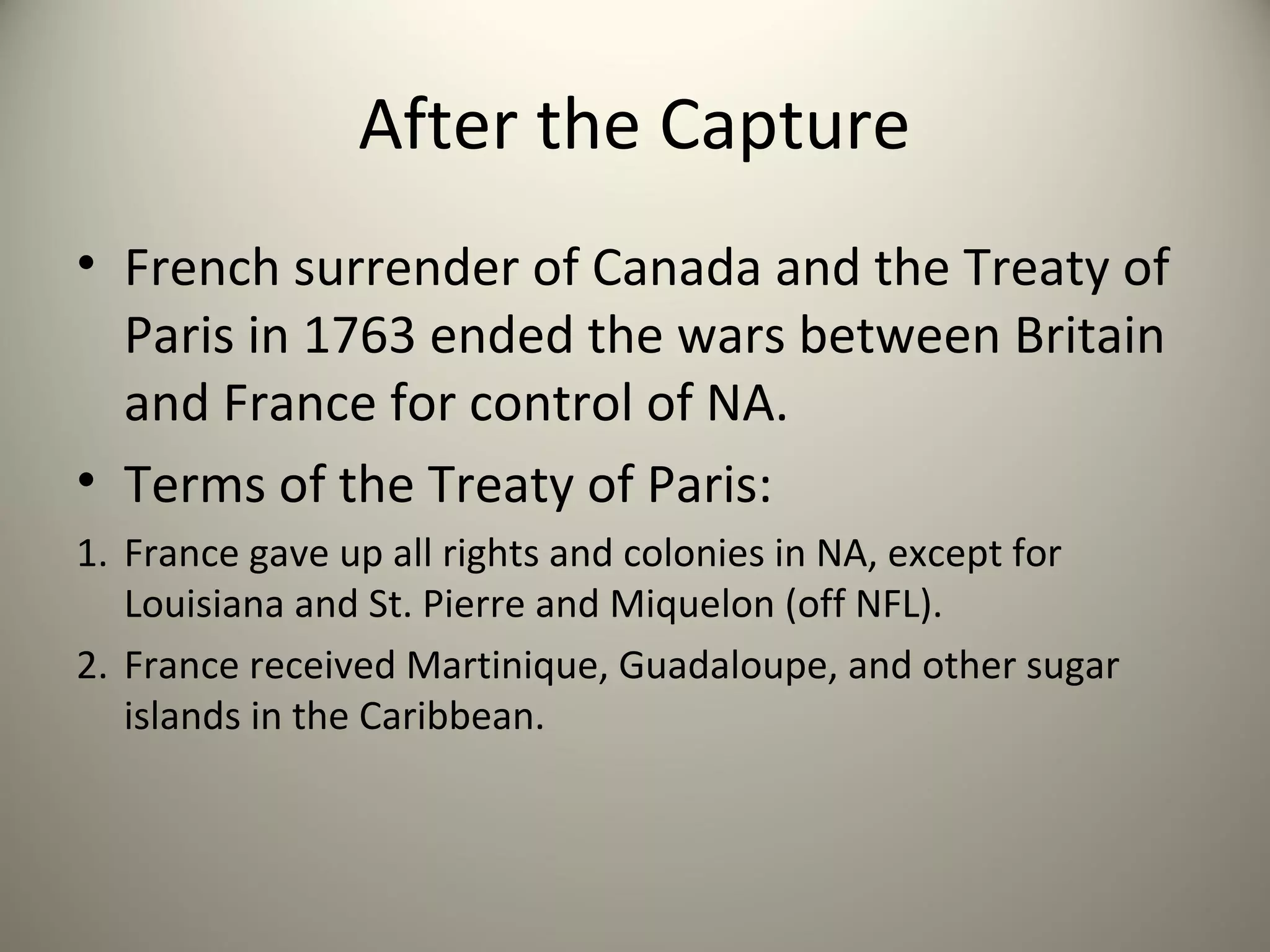After the fall of quebec | PPT