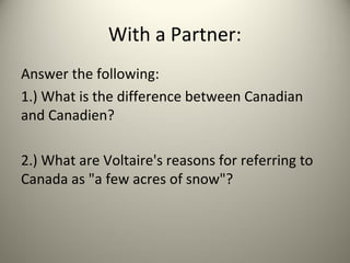 After the fall of quebec | PPT