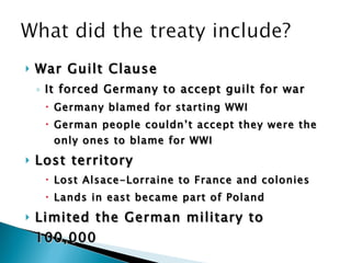 After the great war | PPT