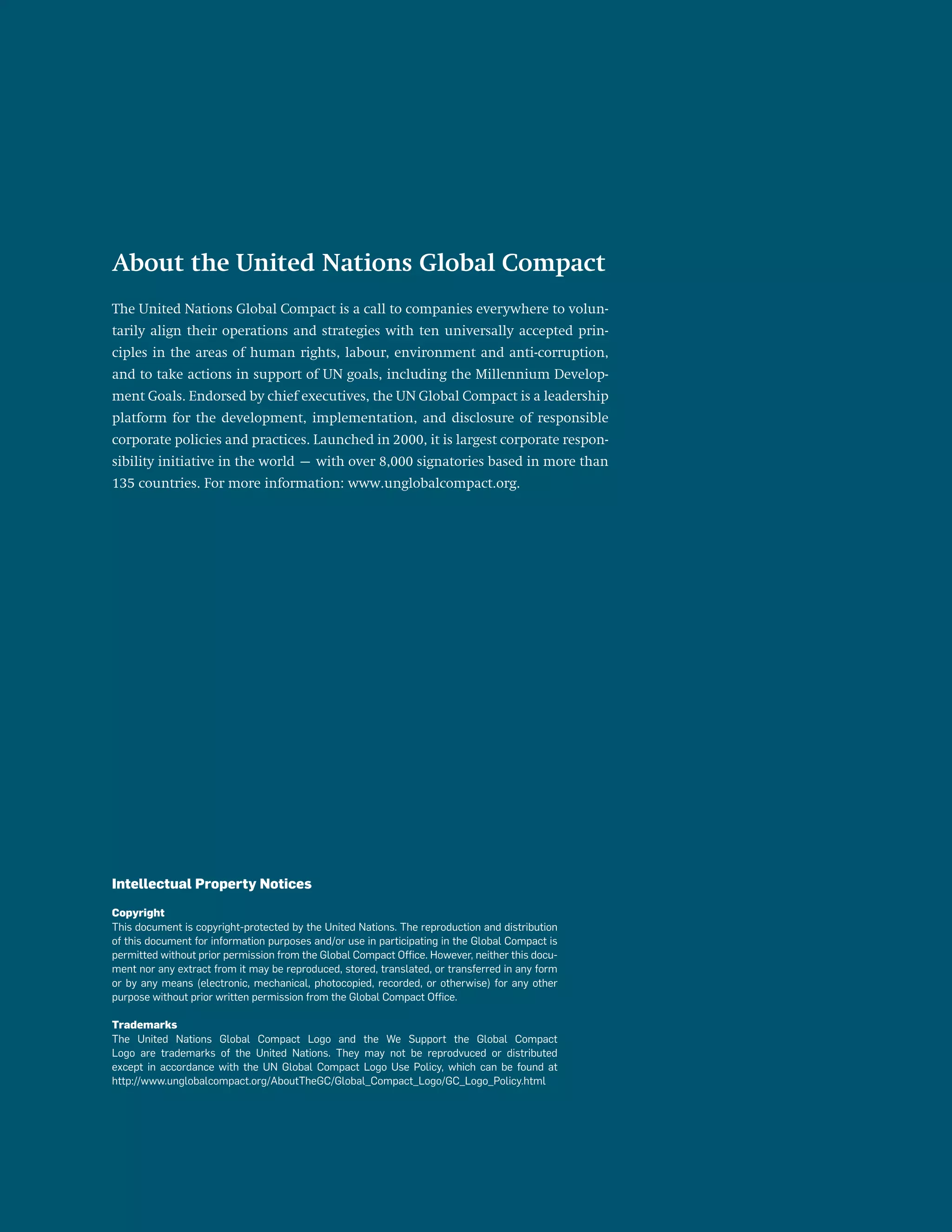 UN Global Compact | PDF