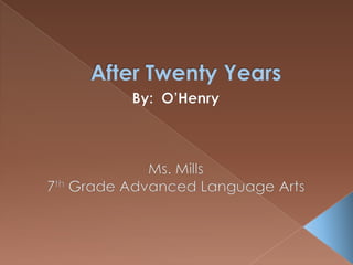 After twenty years | PPTX