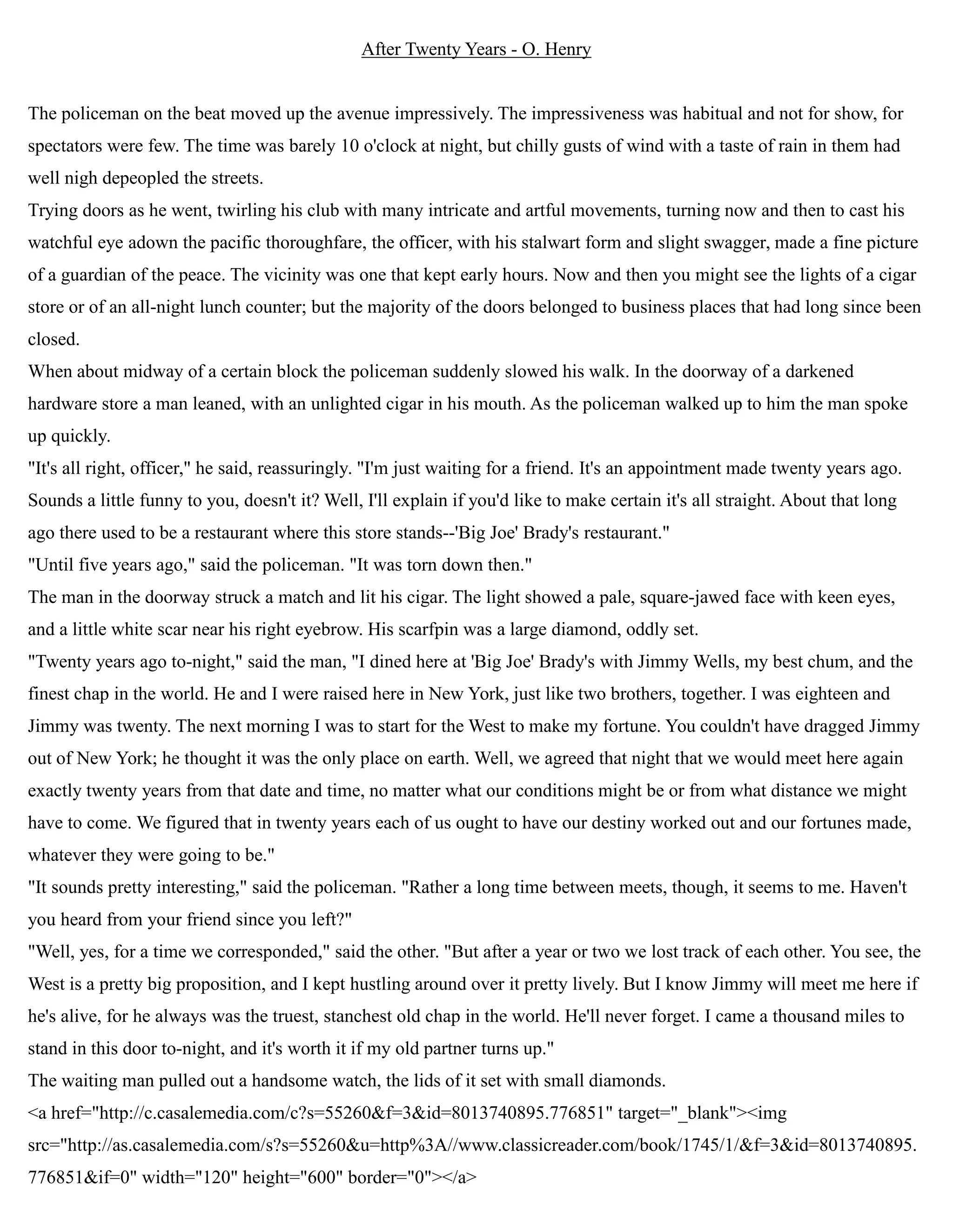 After twenty years | PDF