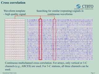 Using waveform cross correlation for automatic recovery of aftershock sequences | PPT