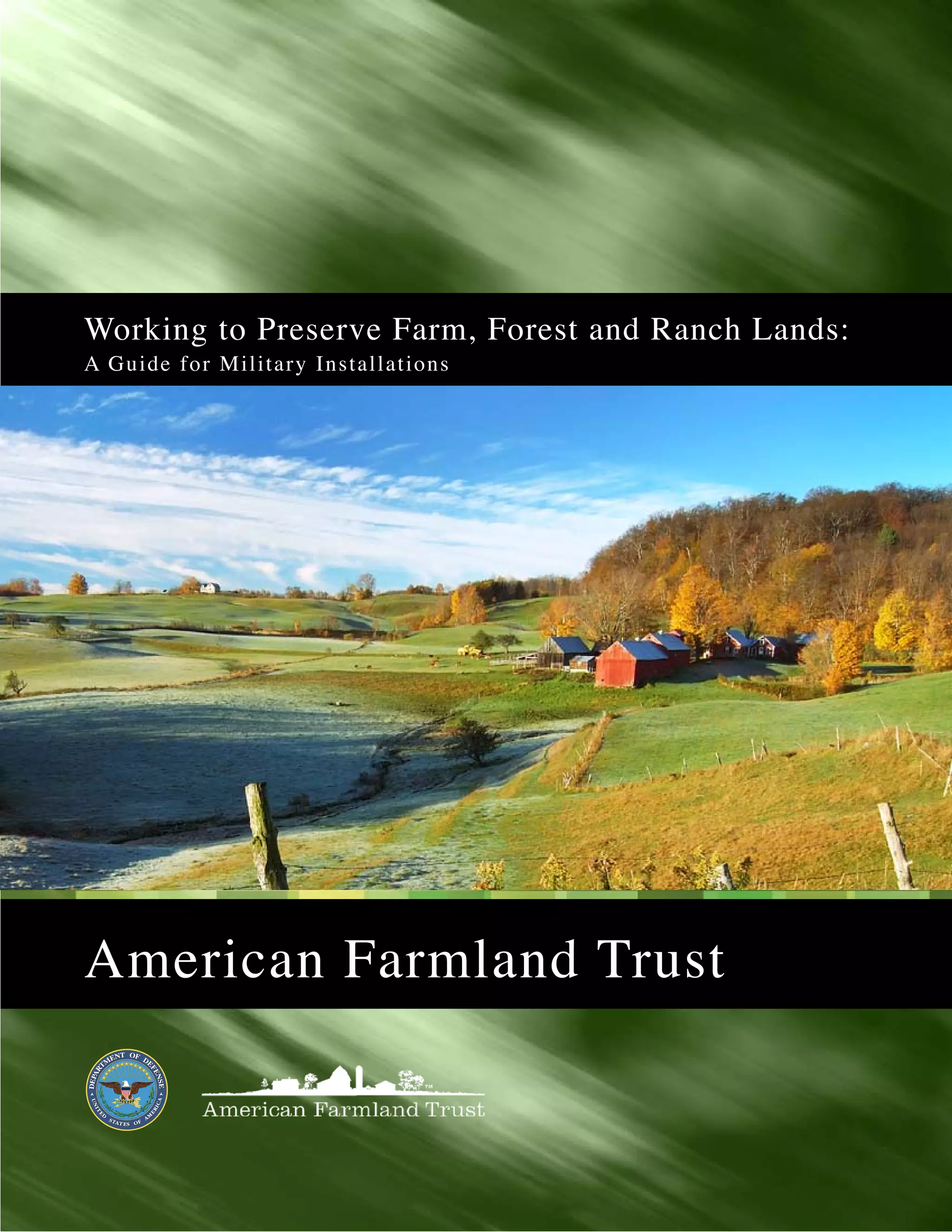 Military Guide Dec 06 | American Farmland Trust | PDF