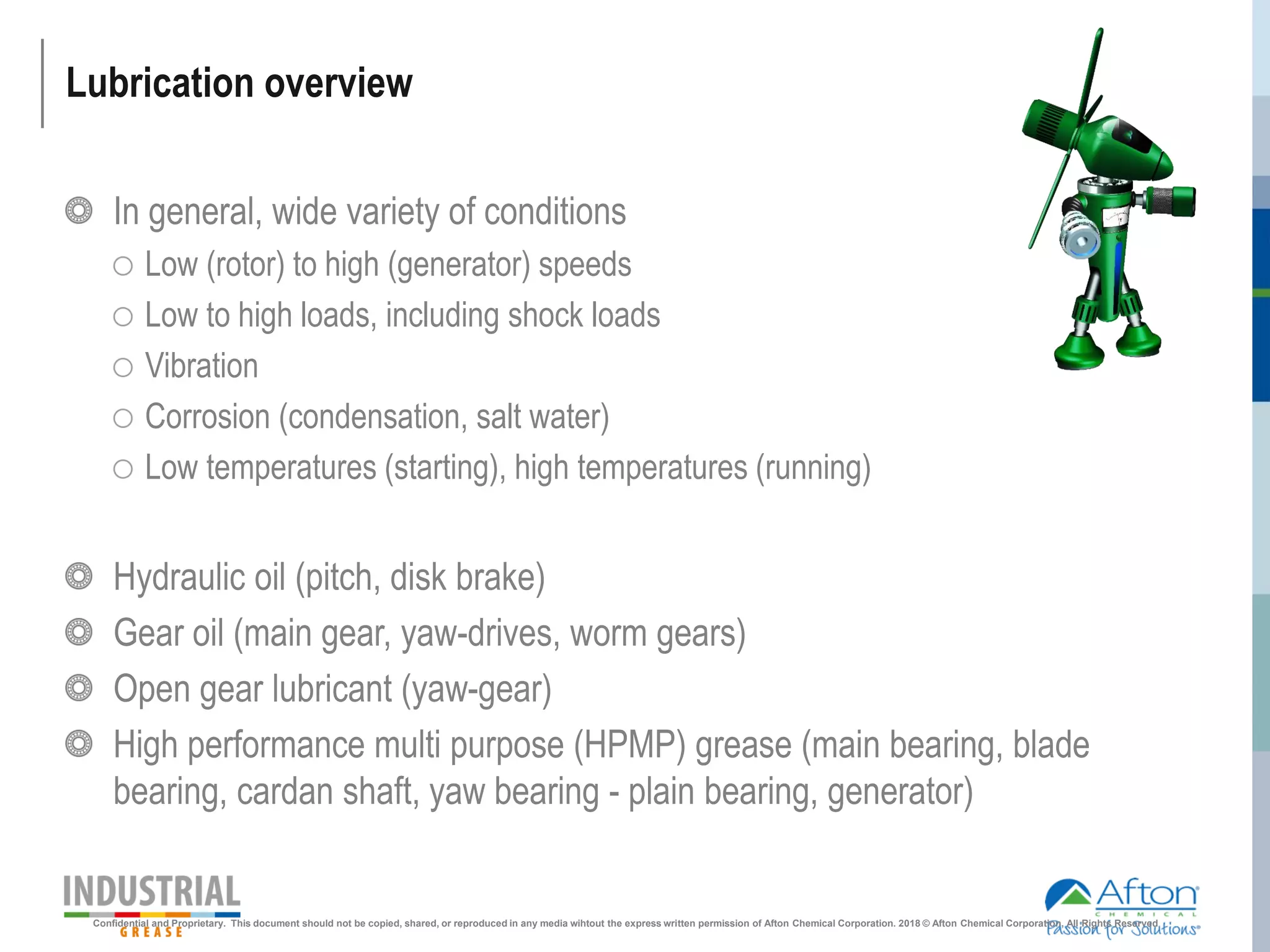 Afton Chemical - Tilting at Wind Turbines: An Adventure in Lubrication ...
