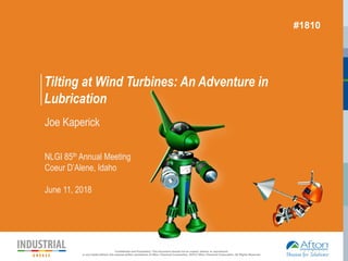 Afton Chemical - Tilting at Wind Turbines: An Adventure in Lubrication ...