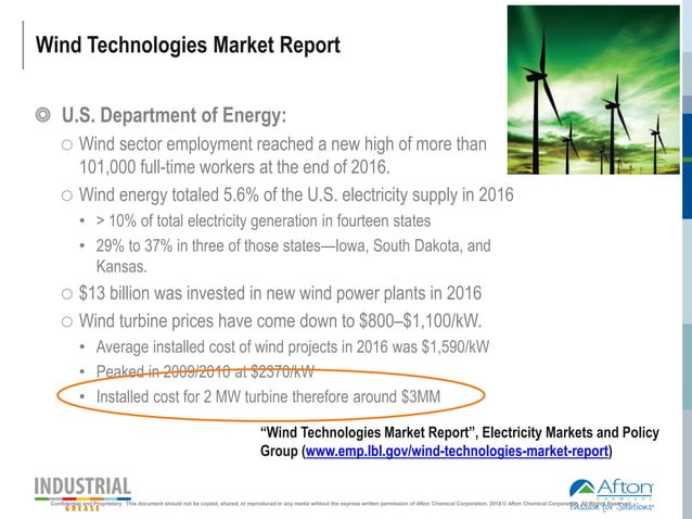 Afton Chemical - Tilting at Wind Turbines: An Adventure in Lubrication ...