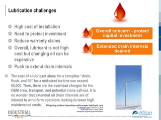 Afton Chemical - Tilting at Wind Turbines: An Adventure in Lubrication ...