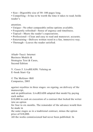 Afuah−Tucci Internet Business Models & Strategies Text & .docx