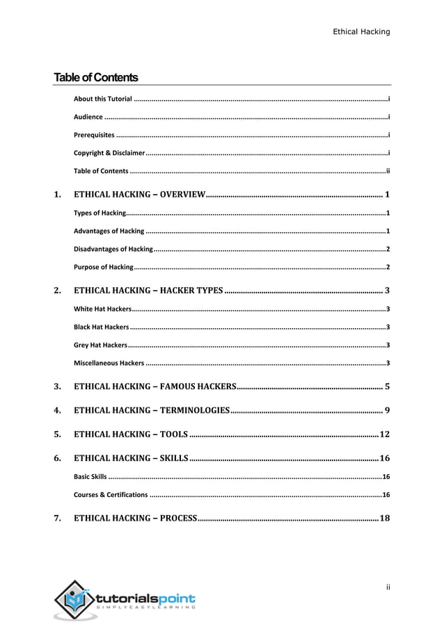 A full ethical hacking course | PDF