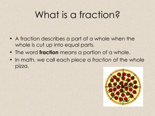 A fun way to learn about fractions | PPT