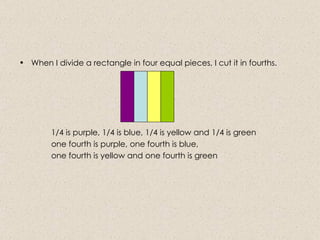 A fun way to learn about fractions | PPT
