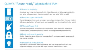 OneIdentity - A Future-Ready Approach to IAM | PPTX