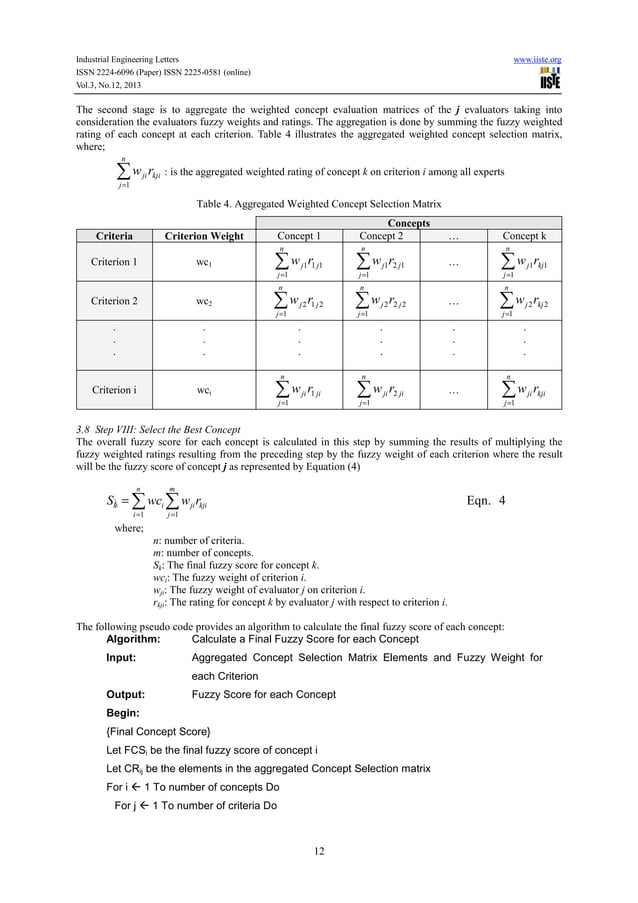 A Fuzzy Based Approach For New Product Concept Evaluation And Selection