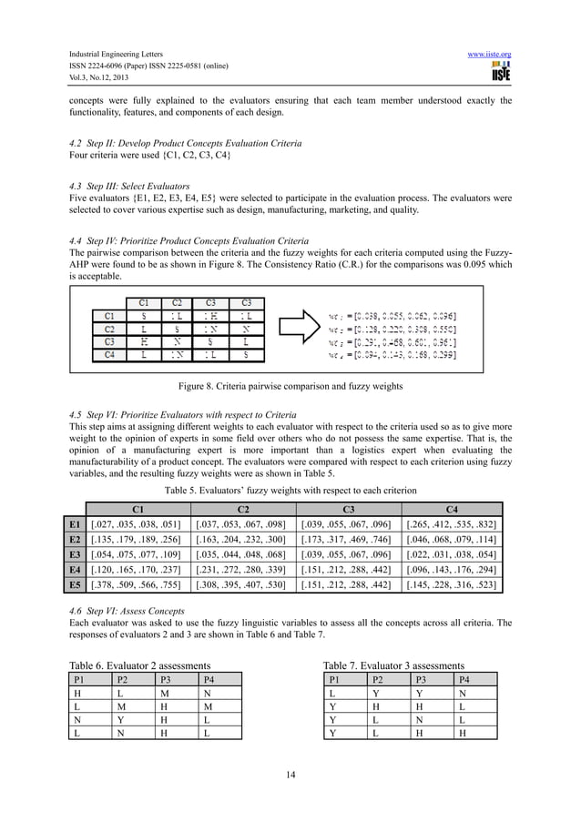 A Fuzzy Based Approach For New Product Concept Evaluation And Selection