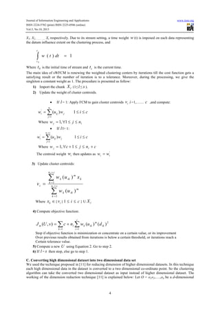 A fuzzy clustering algorithm for high dimensional streaming data | PDF