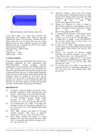 A fuzzy logic controlled dc dc converter for an | PDF