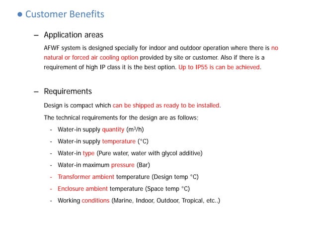 AFWF Cooling System | PDF