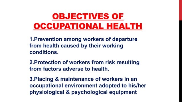 Tranning Occupation safety and health issues | PPTX