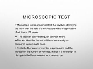 Afzal( Identification of Textiles).pptx