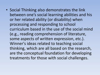 SOCIAL THINKING | PPTX