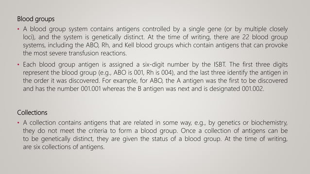 Antigens and Antibodies in blood bank practice | PPTX