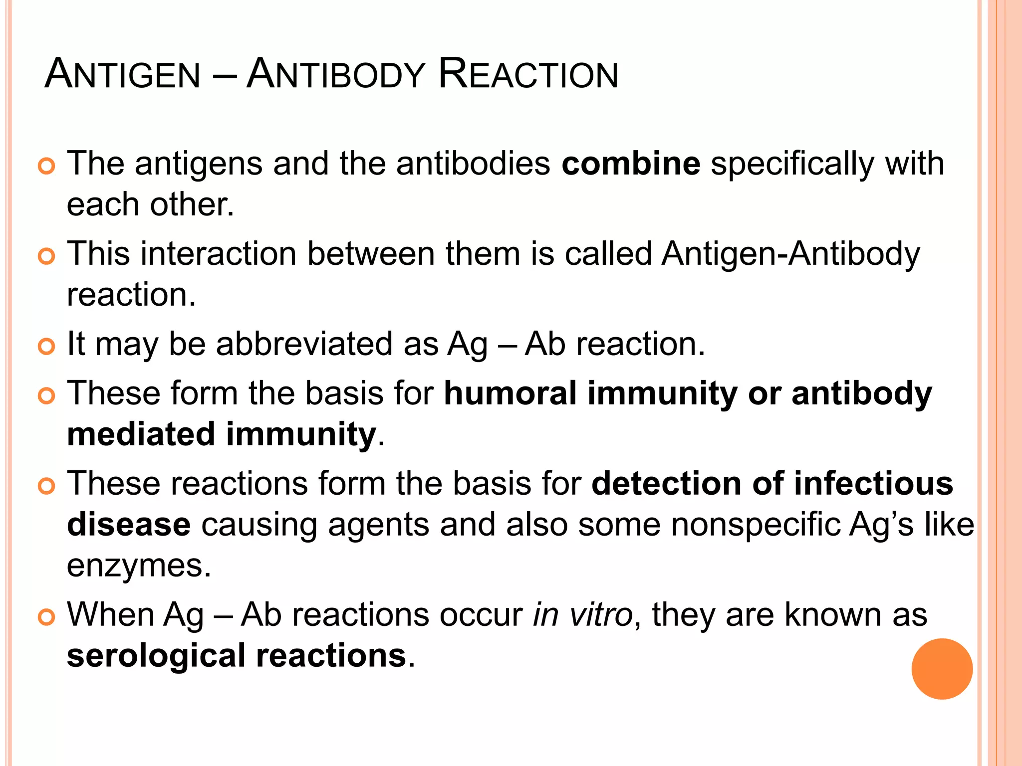 Ag ab reactions | PPTX