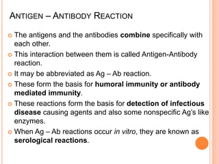 Ag ab reactions | PPTX