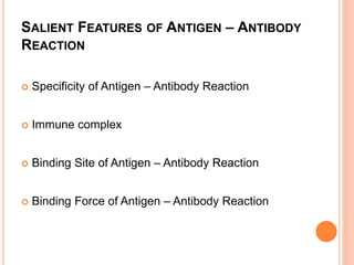 Ag ab reactions | PPTX