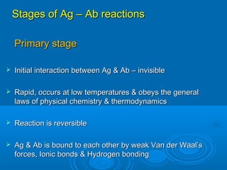 Ag ab reactions, raghu | PPT