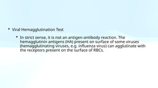 Antigen antibody reactions and their application in diagnosis of ...
