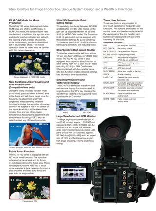 Panasonic AG-AF101E | PDF