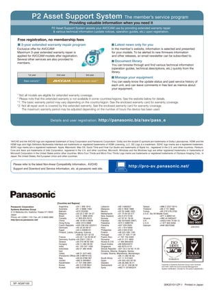 Panasonic AG-AF101 | PDF