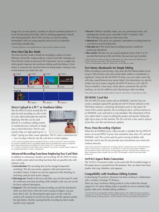 Panasonic AG-HPX370 | PDF