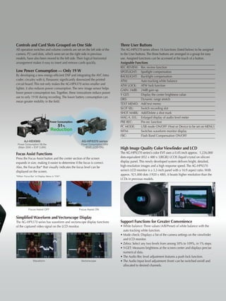 Panasonic AG-HPX370 | PDF