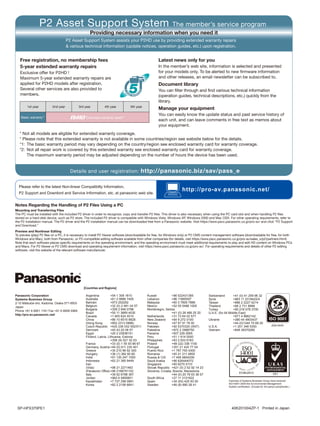 Panasonic AG-HPX370 | PDF