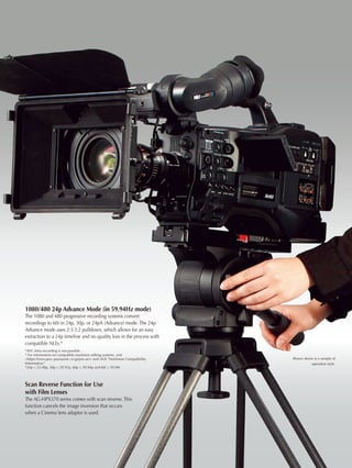 Panasonic AG-HPX370 | PDF