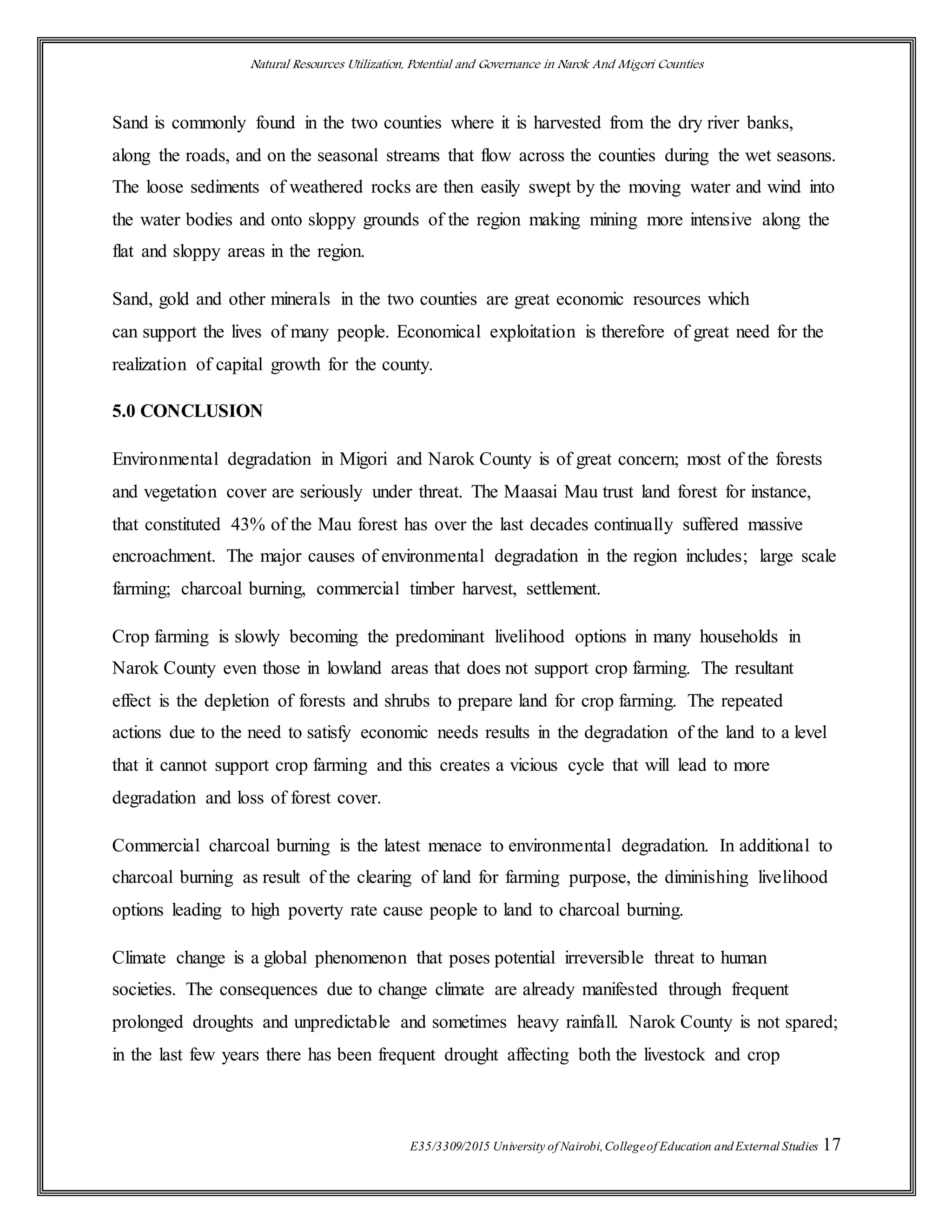 Migori and Narok Counties | DOCX