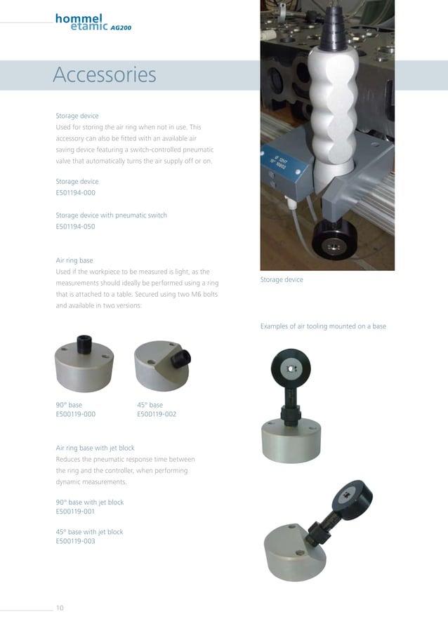 Ag200 Medición de Diametros exteriores con Aire | PDF