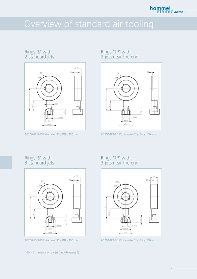 Ag200 Medición de Diametros exteriores con Aire | PDF