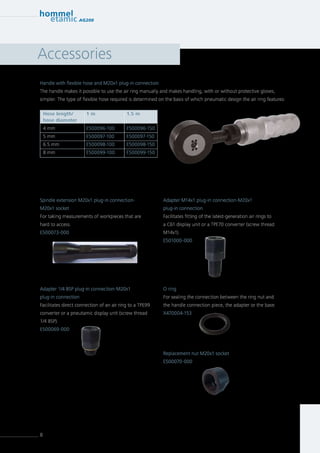 Ag200 Medición de Diametros exteriores con Aire | PDF