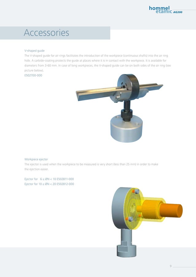 Ag200 Medición de Diametros exteriores con Aire | PDF