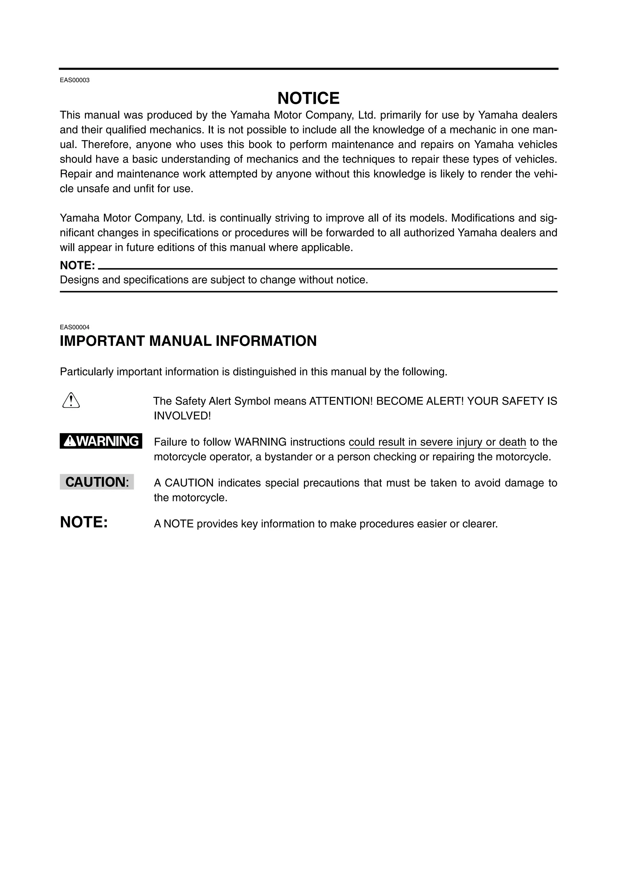 Yamaha AG200F (3GX-AE2) '03 service manual supplement | PDF
