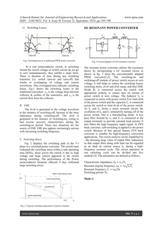 Design & Implementation of Zero Voltage Switching Buck Converter | PDF