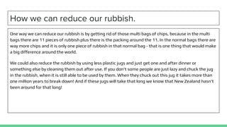 The rubbish problem. | PPTX