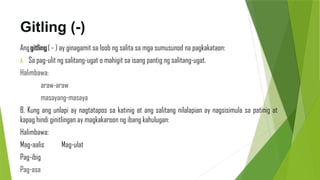 Gamit sa mga iba't ibang uri ng mga bantas | PPTX