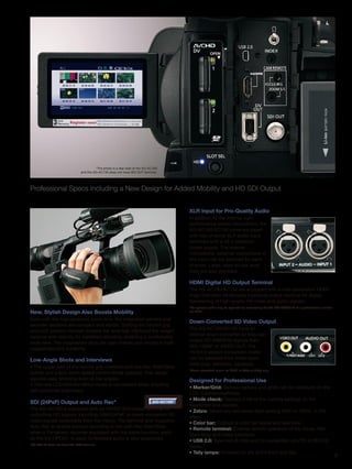 Panasonic AG-AC130E | PDF