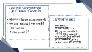 agadtantra vish ke veg according to charaka vagbhatta and sushuruta ...