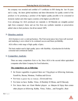 Nile Company agricultural industrialization (AGA) | DOCX