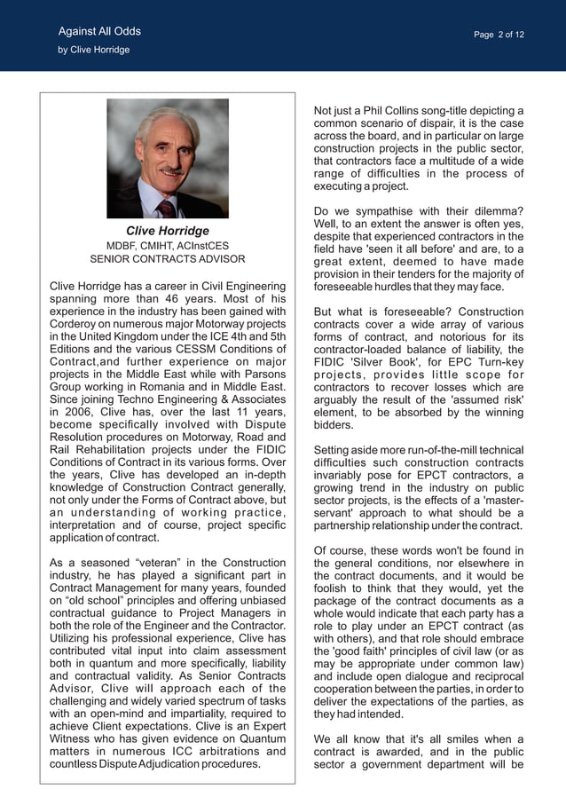 Against all odds | PDF